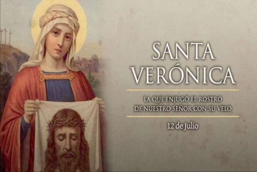 Hoy es la fiesta de Santa Verónica, a cuyo velo se le impregnó el ...